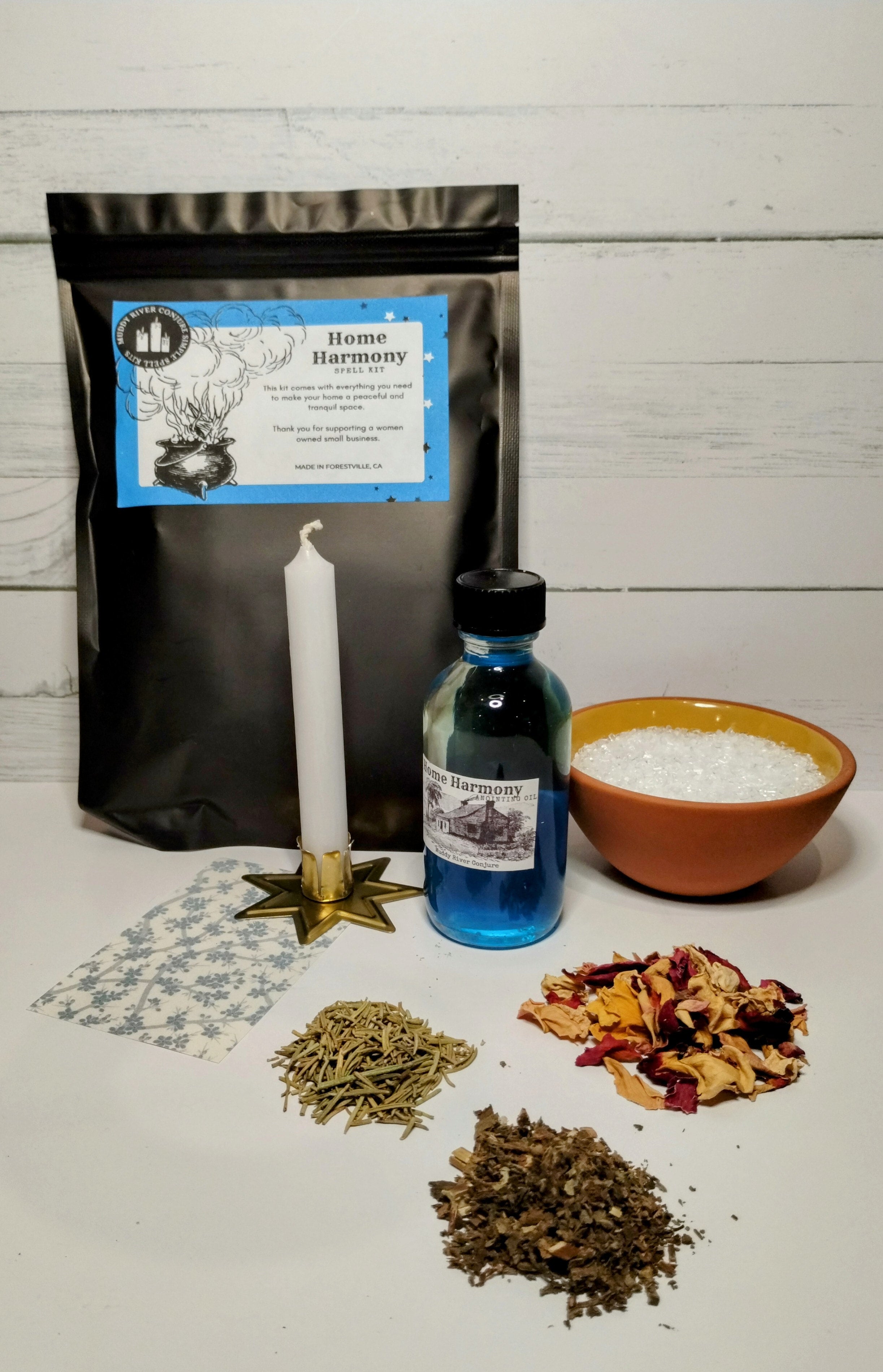 Home Harmony Ritual Kit | Redwood Witchery & Muddy River Conjure
